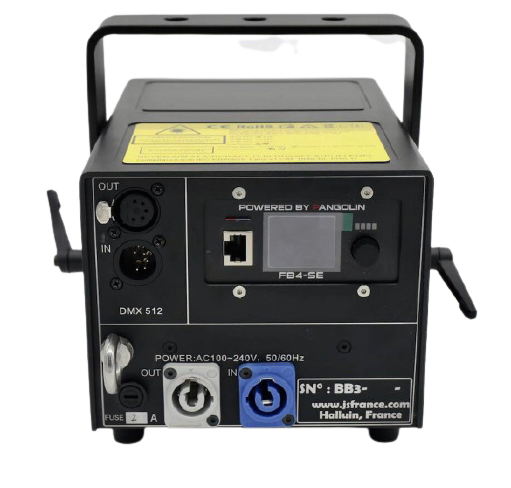 Lasers Beam Box 3 watts DMX RJ45 | Crescendo audiovisuel